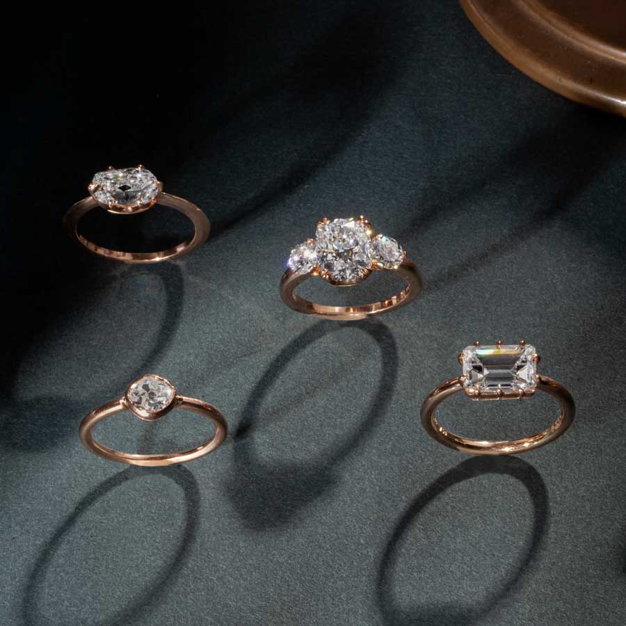 Bell & Bird Ceremony Rings | Antique Diamonds & Gemstones Rings – Bell ...