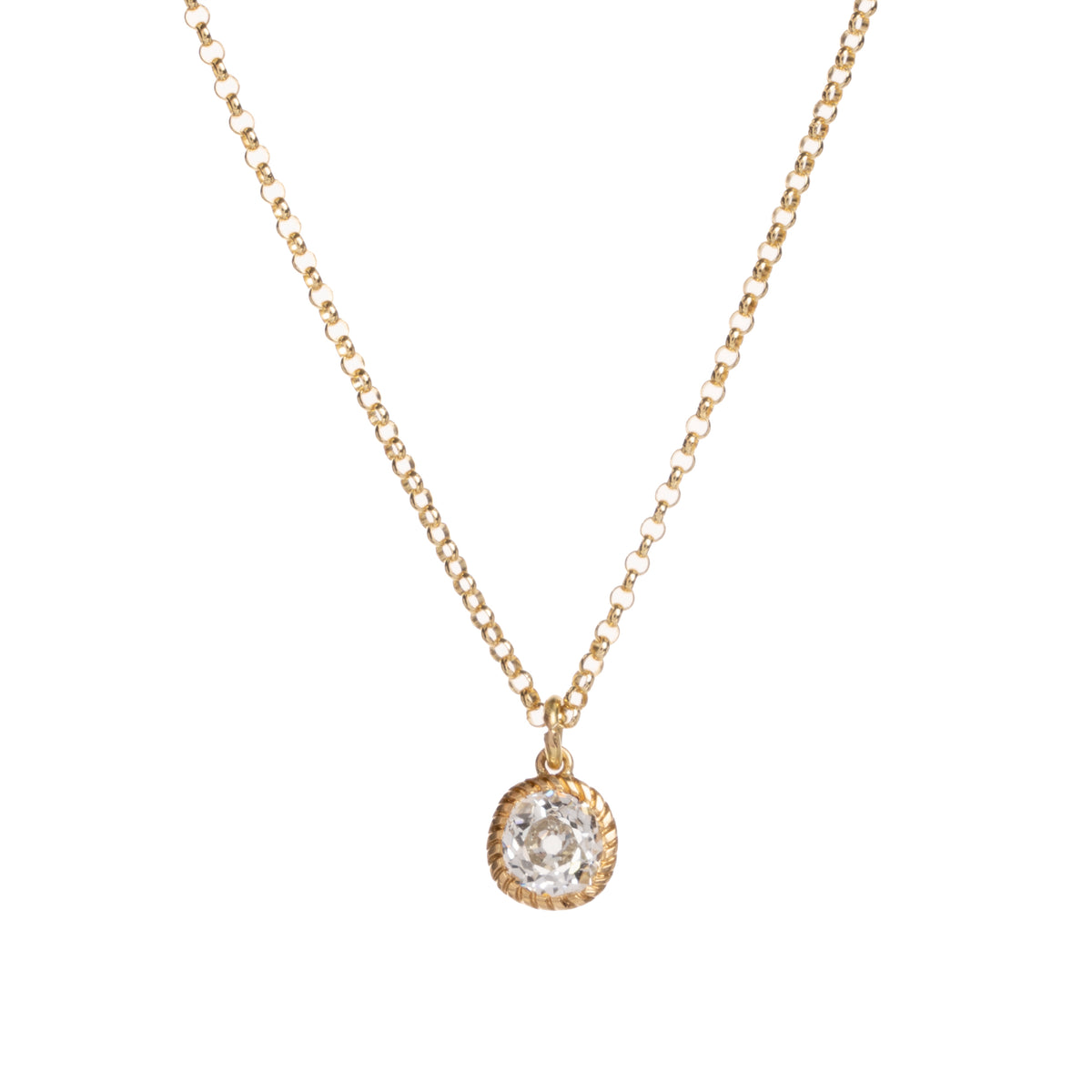 Bell & Bird Gold Old Mine Diamond Necklace – Bell and Bird