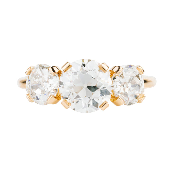 Bell & Bird Tab Prong Three Stone Ring – Bell and Bird