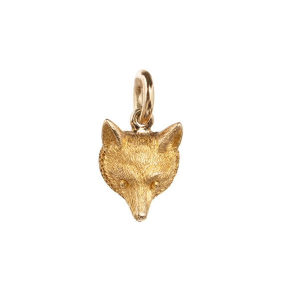 Victorian Era Gold Fox Head Charm – Bell and Bird