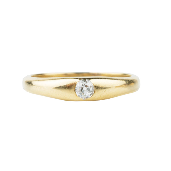 Victorian Era Gypsy Set Diamond Ring – Bell and Bird