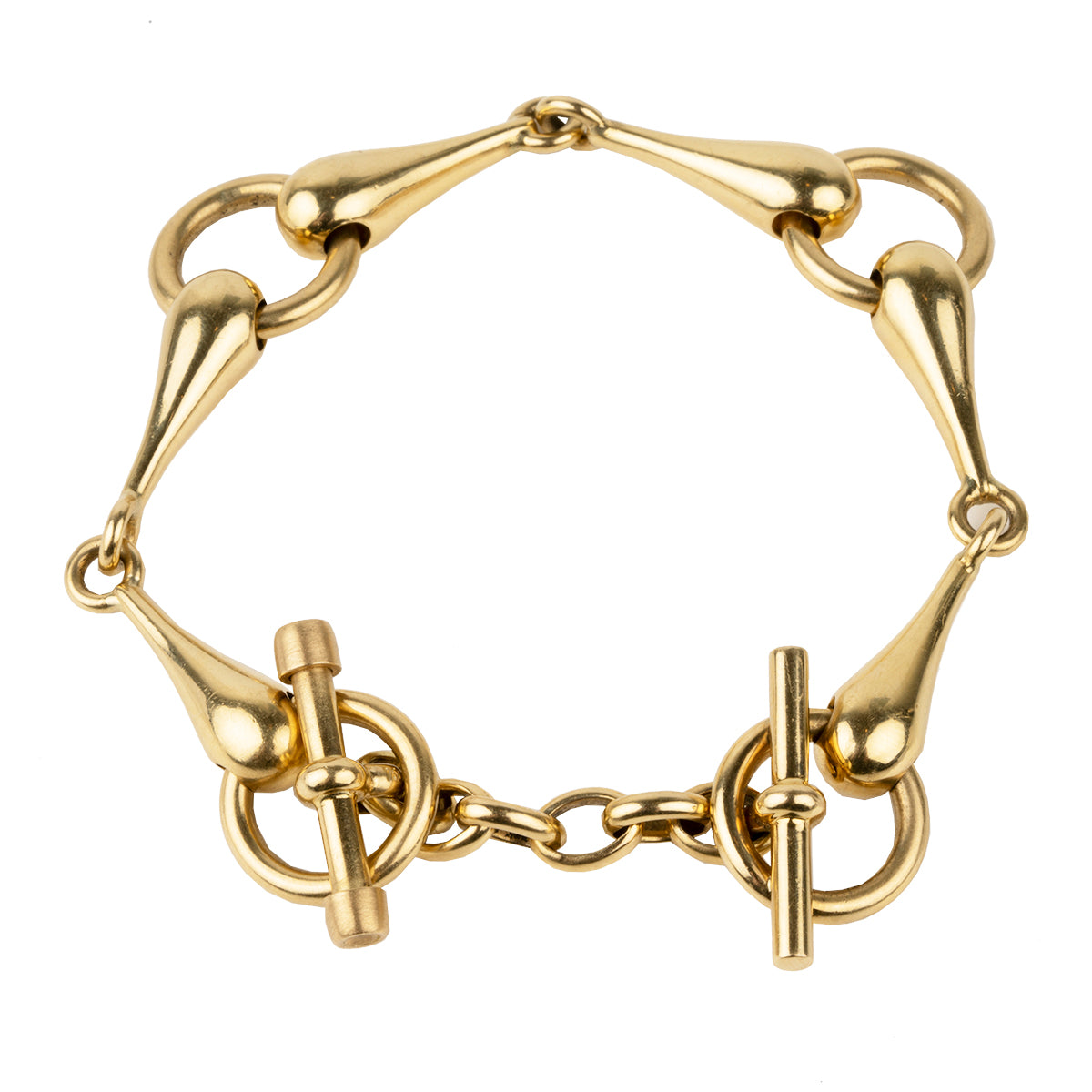 Vintage 18k Gold Equestrian Snaffle Bit Bracelet – Bell and Bird
