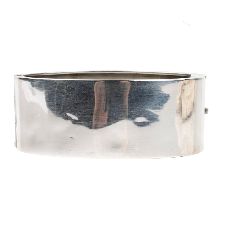 Victorian ERa Sterling Silver Button Bangle – Bell and Bird