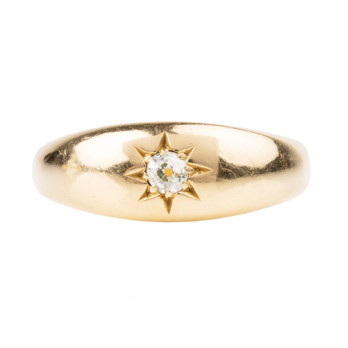 Edwardian Era Old Mine Cut Diamond Ring – Bell and Bird