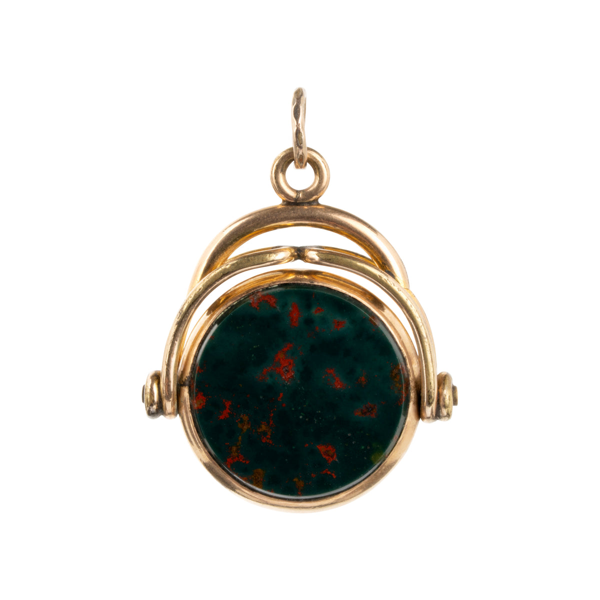 Victorian Era Spinning Watch Fob – Bell and Bird
