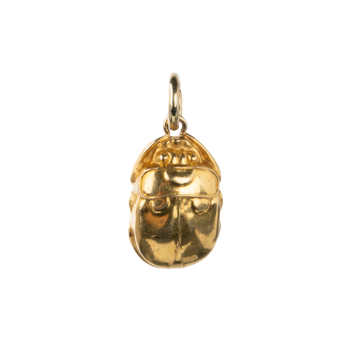 Victorian Era 18k Gold Scarab Pendant – Bell and Bird