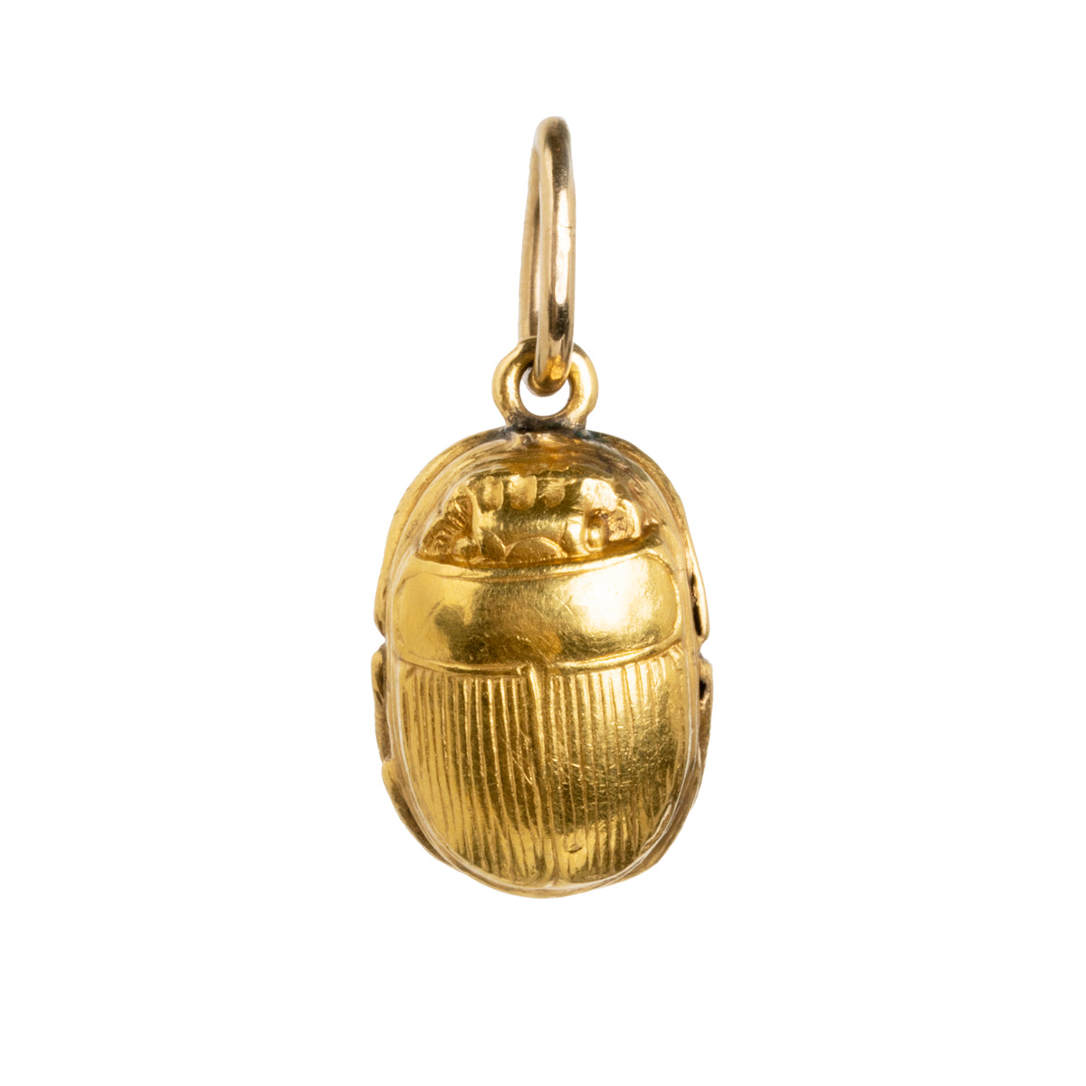 Victorian Era 15k Gold Scarab Pendant – Bell and Bird
