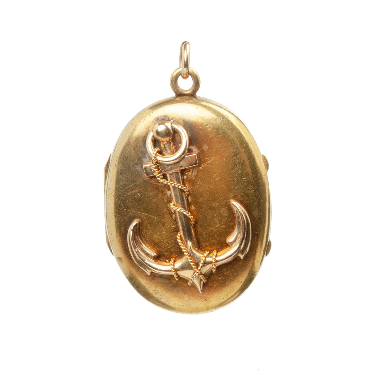 Victorian Era Gold Anchor Locket for Hope – Bell and Bird