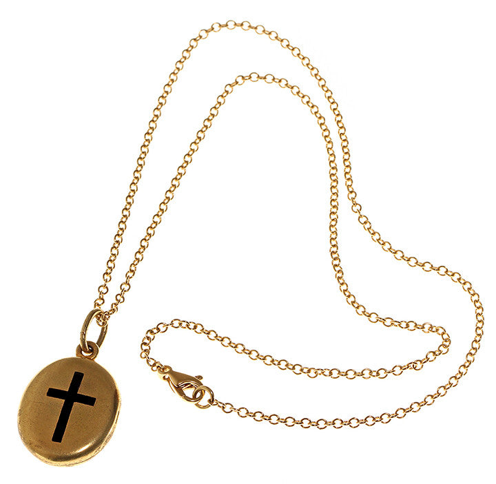 Victorian Enamel Cross Locket Circa 1864 – Bell and Bird