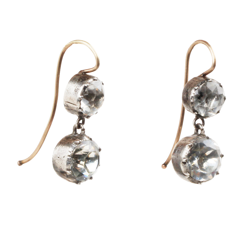 18th Century Paste Earrings | Bell and Bird