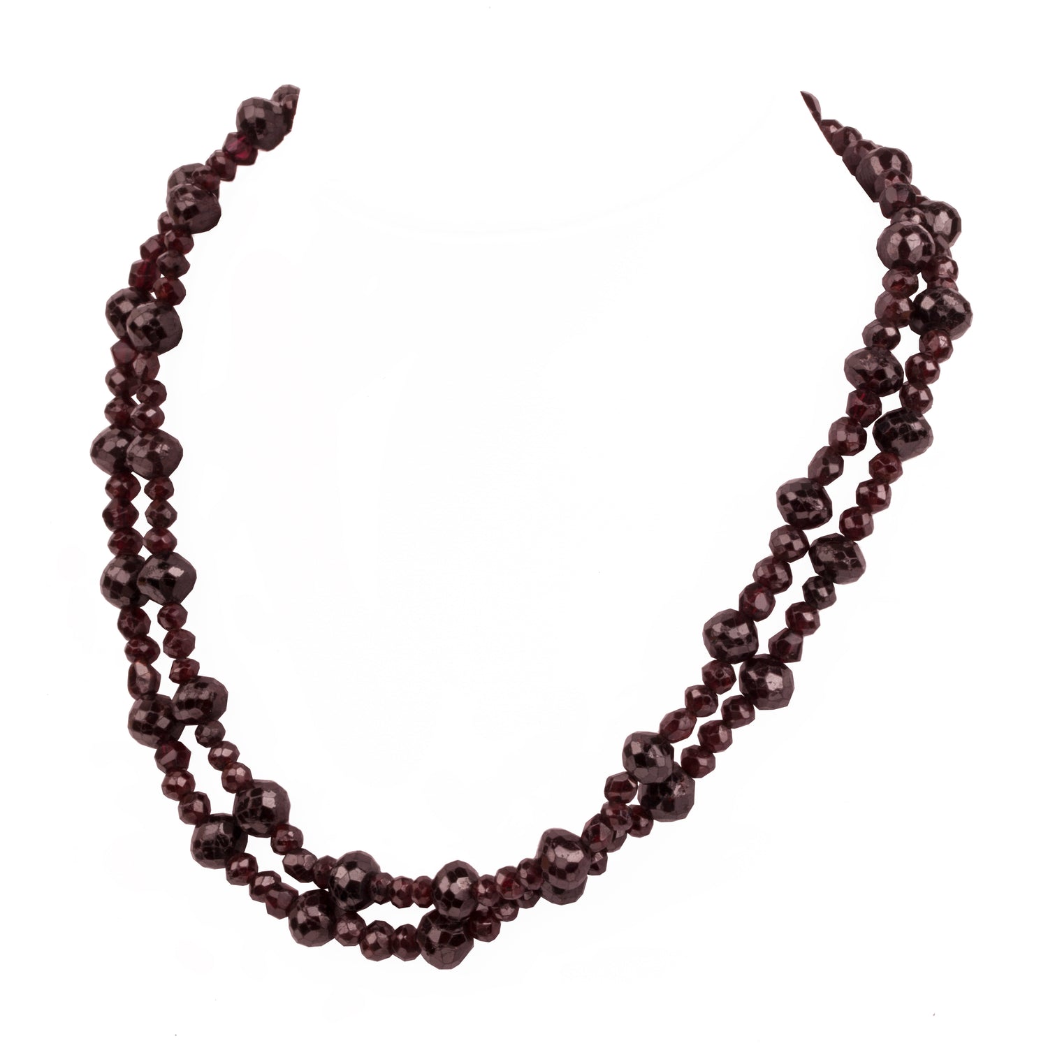 Early 20th Century Garnet Necklace | Bell and Bird