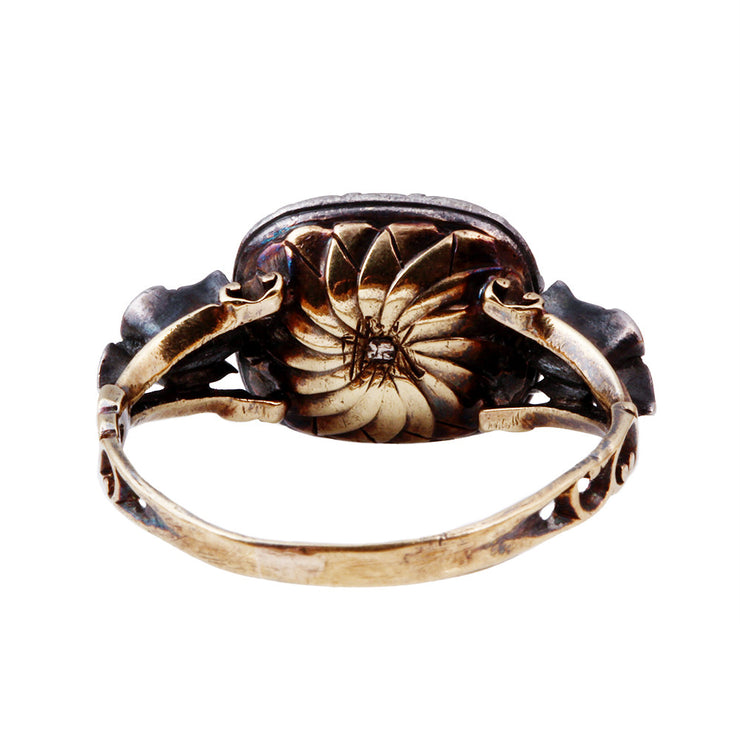 Georgian Era Topaz and Diamond Ring – Bell and Bird