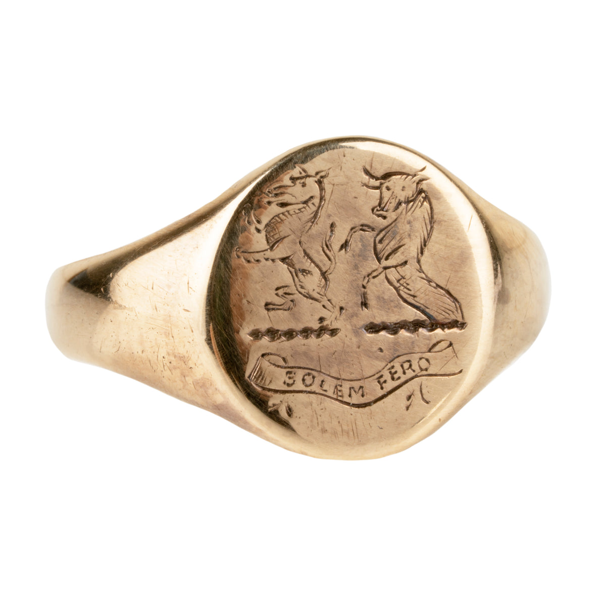 Victorian Era Signet Ring – Bell and Bird
