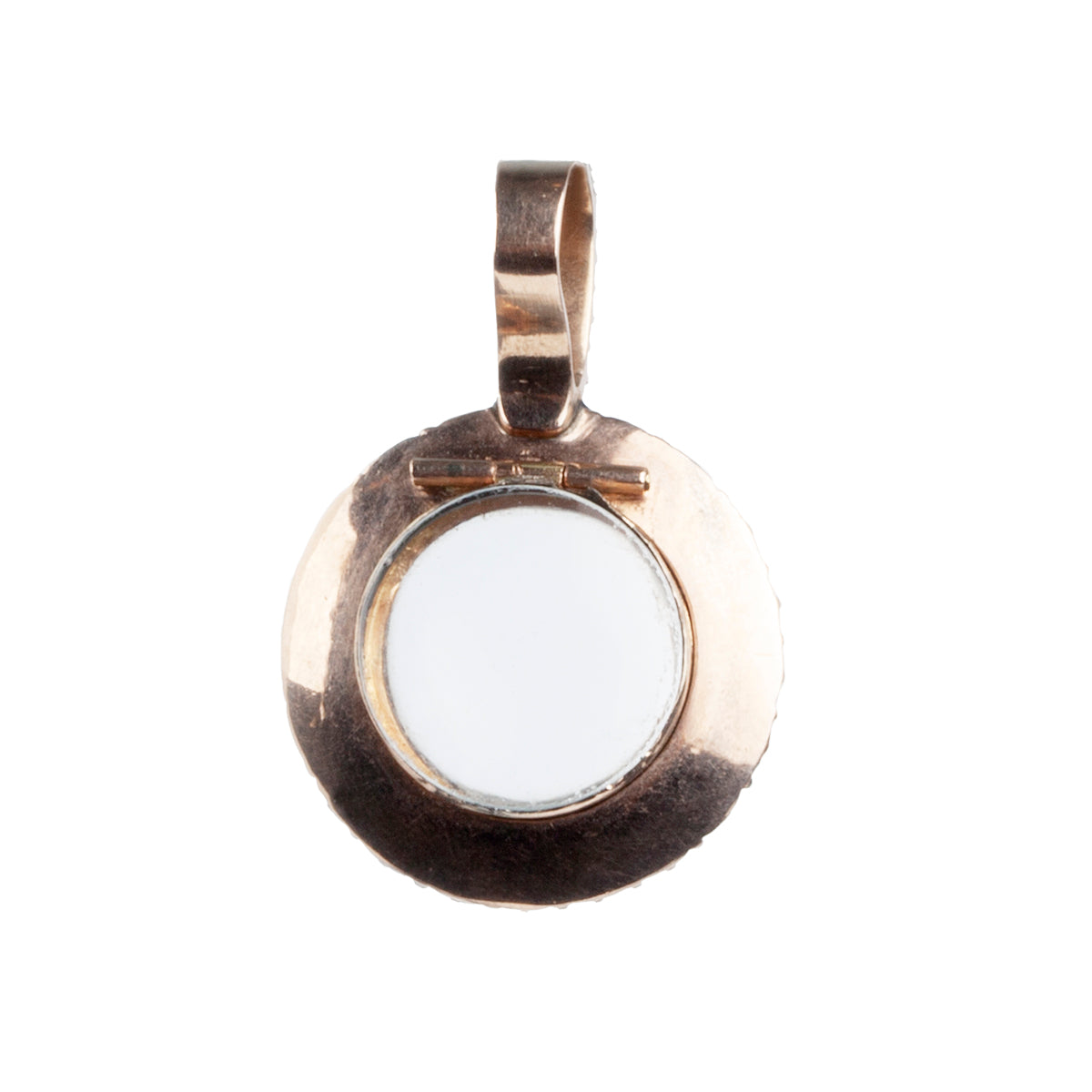 Victorian Era Pearl and Crystal Locket | Bell and Bird