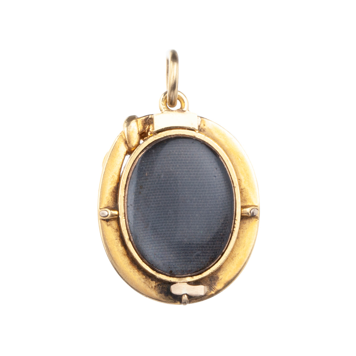 Victorian Era Diamond and Enamel Snake Locket | Bell and Bird