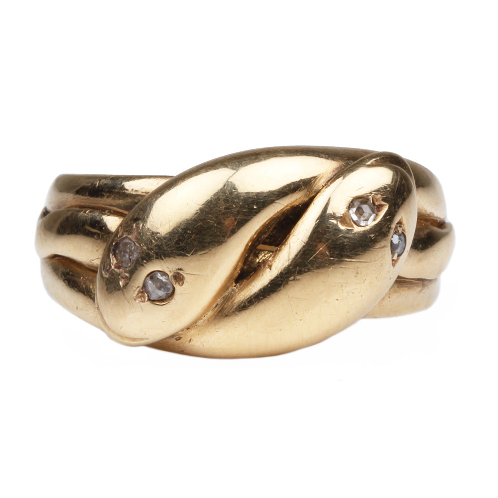 Victorian Twin Snake Ring | Bell and Bird